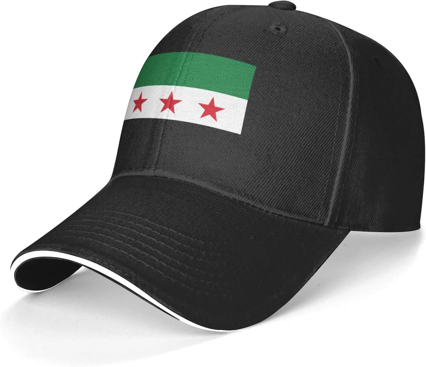 Syrian Flag Adjustable Baseball Cap Unisex Sandwich Dad Hat Golf Hat ...