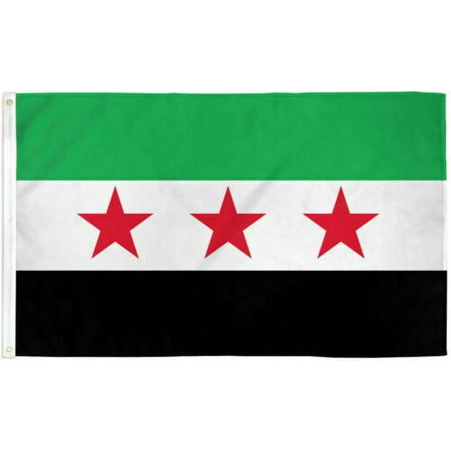 Syrian Republic Flag 3x5ft Syrian Rep Flag Syrian Freedom Flag Three ...