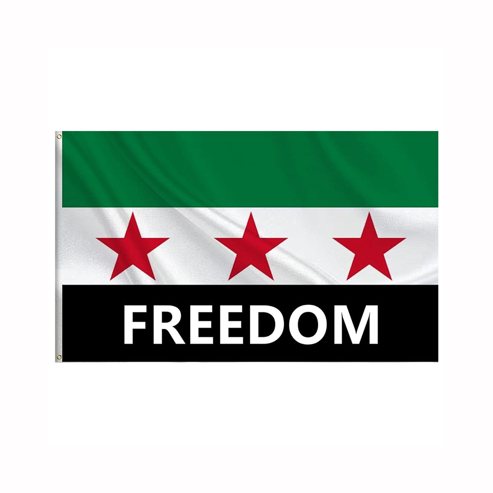 Syrian Republic Flag 5x8ft Syrian Rep Flag Syrian Freedom Flag Three ...