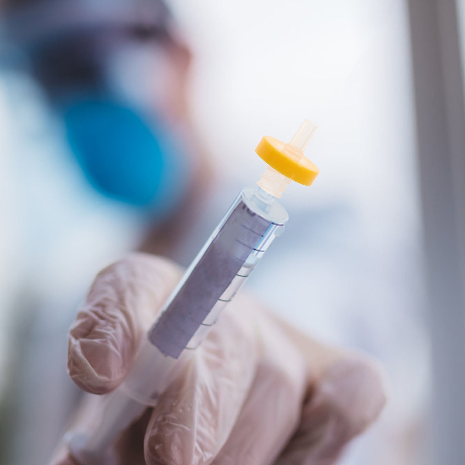 Syringe Filter 100pcs Syringe Filter Hydrophilic Filtration Device ...