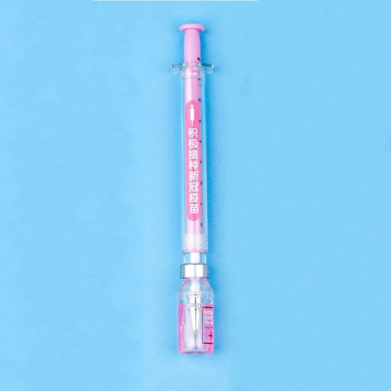 Syringe Gel Pen Simulation Eliminates Injection Syringe Shape Ballpoint ...