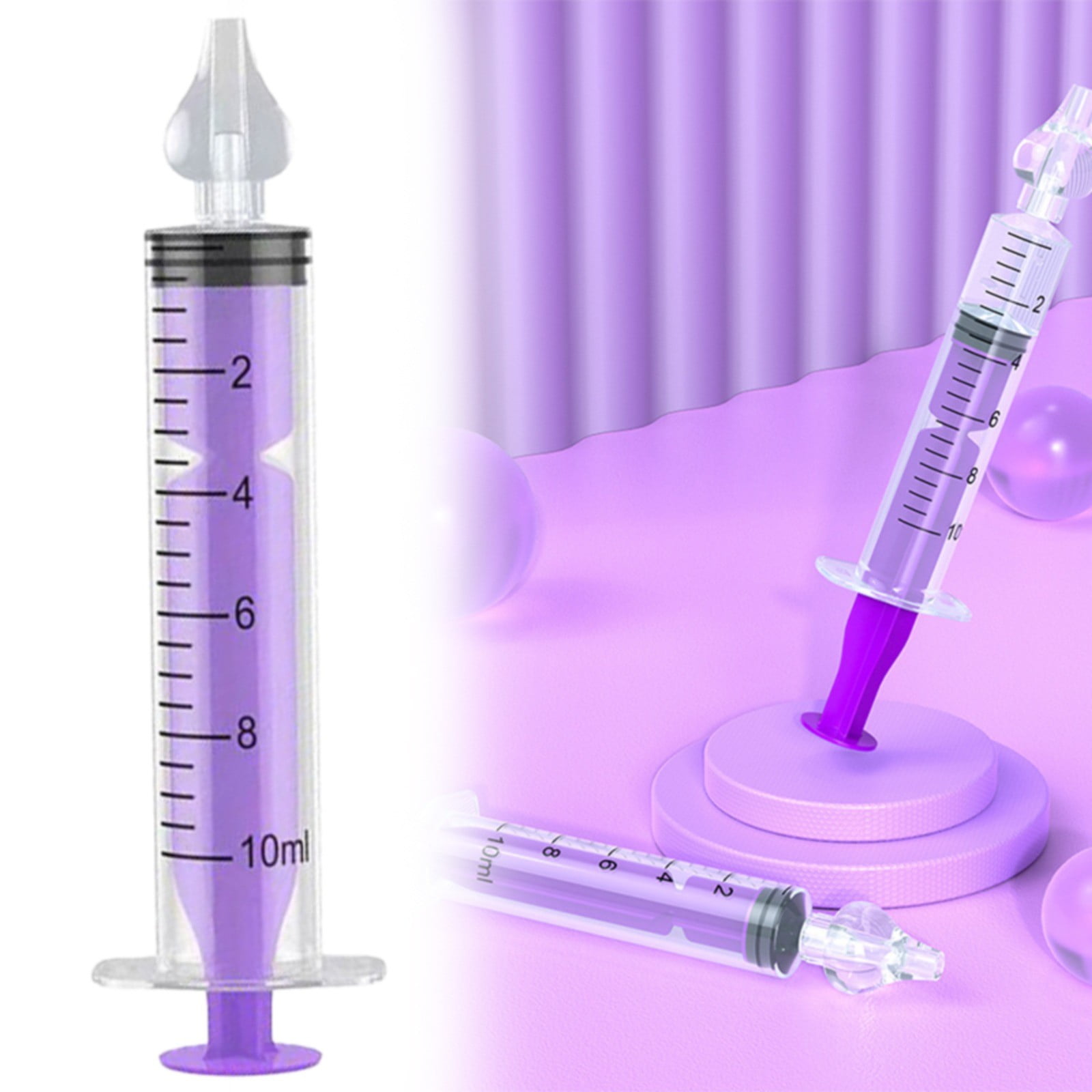 Syringe Nasal Irrigator, Professional Baby Nasal Irrigator Portable ...