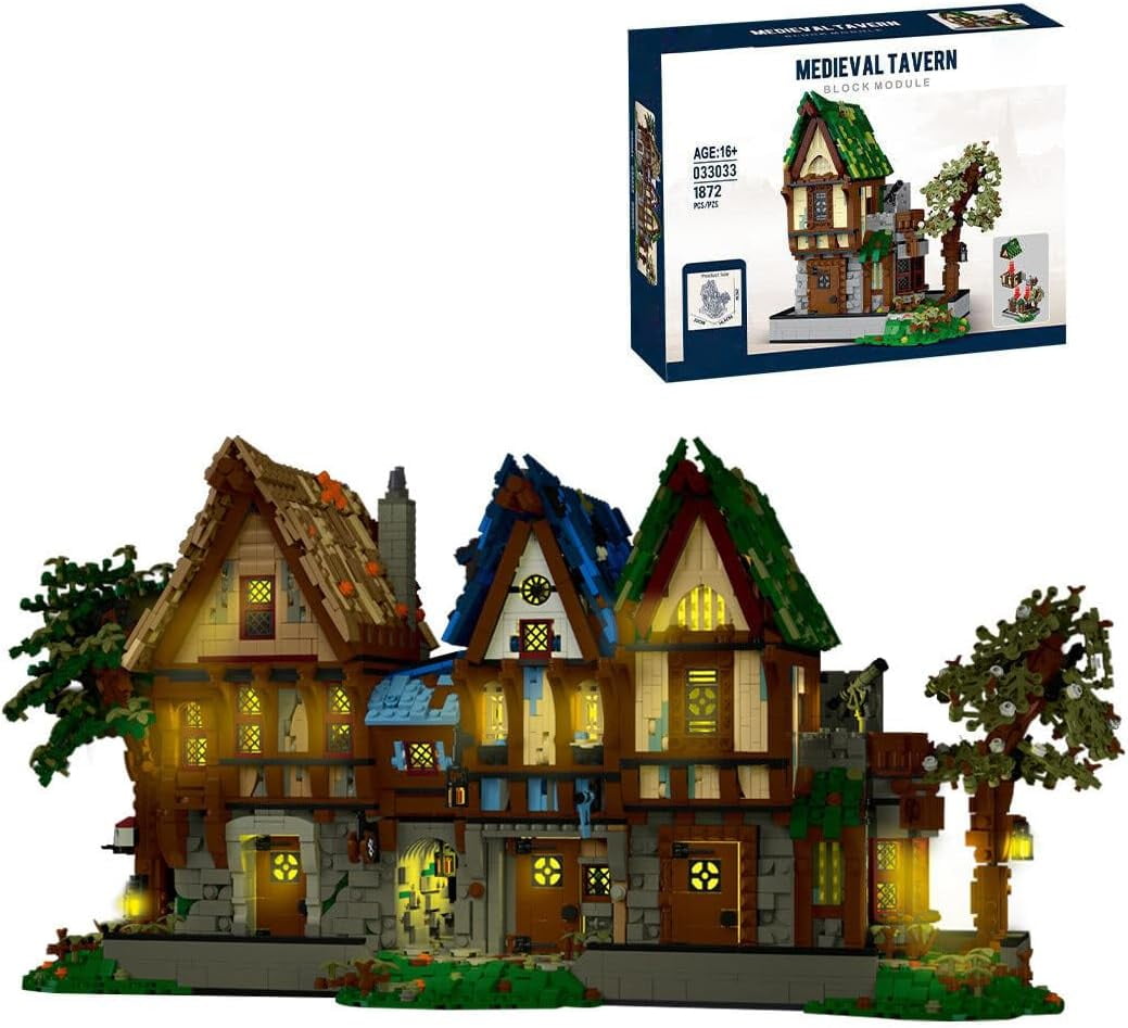 Syrinx 6+ Women Girls Adults Compatible with Lego Modular Tavern ...
