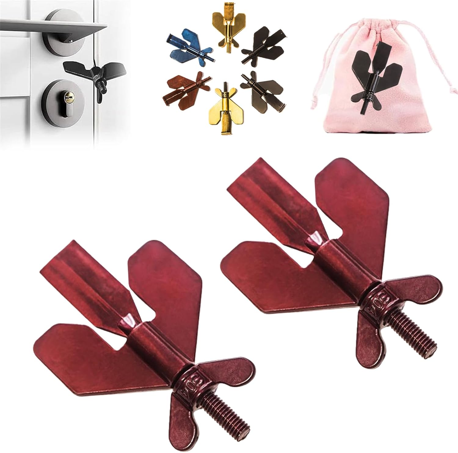 Syrinx AceGuard Door Lock - Heavy-Duty Security for Travel, Apartments ...