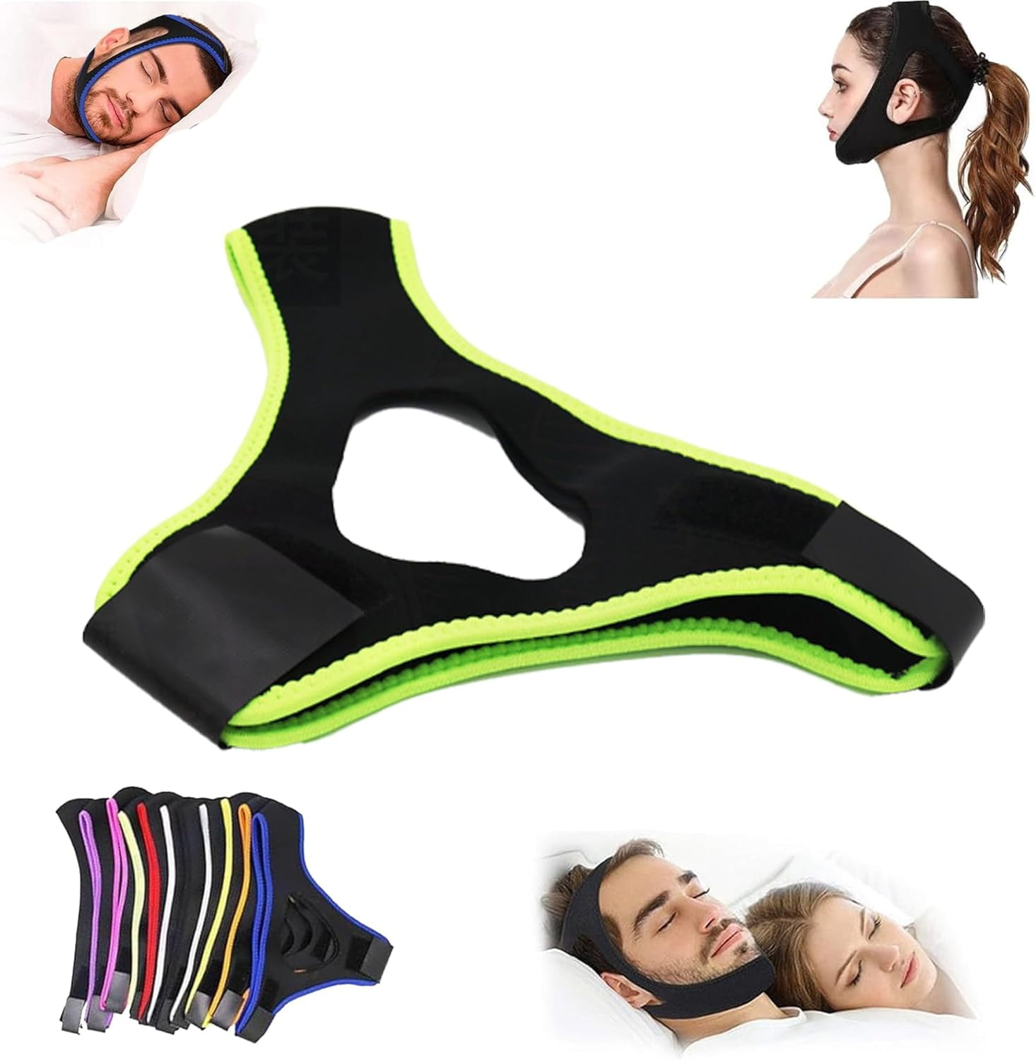 Syrinx Airflow Jaw Strap for Girls - Adjustable Breathable Snoring Chin ...