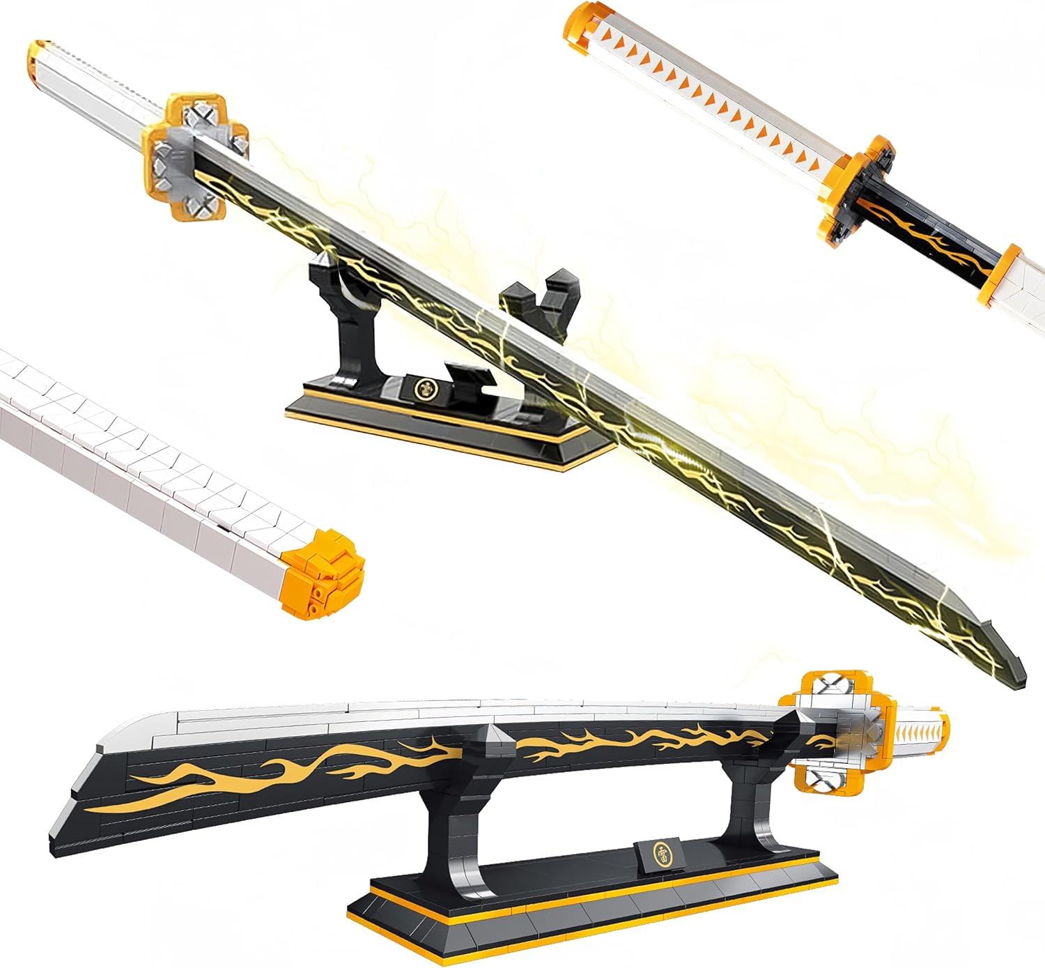 Syrinx Anime Swords Building Set, Compatible with Lego, Creative Gifts ...