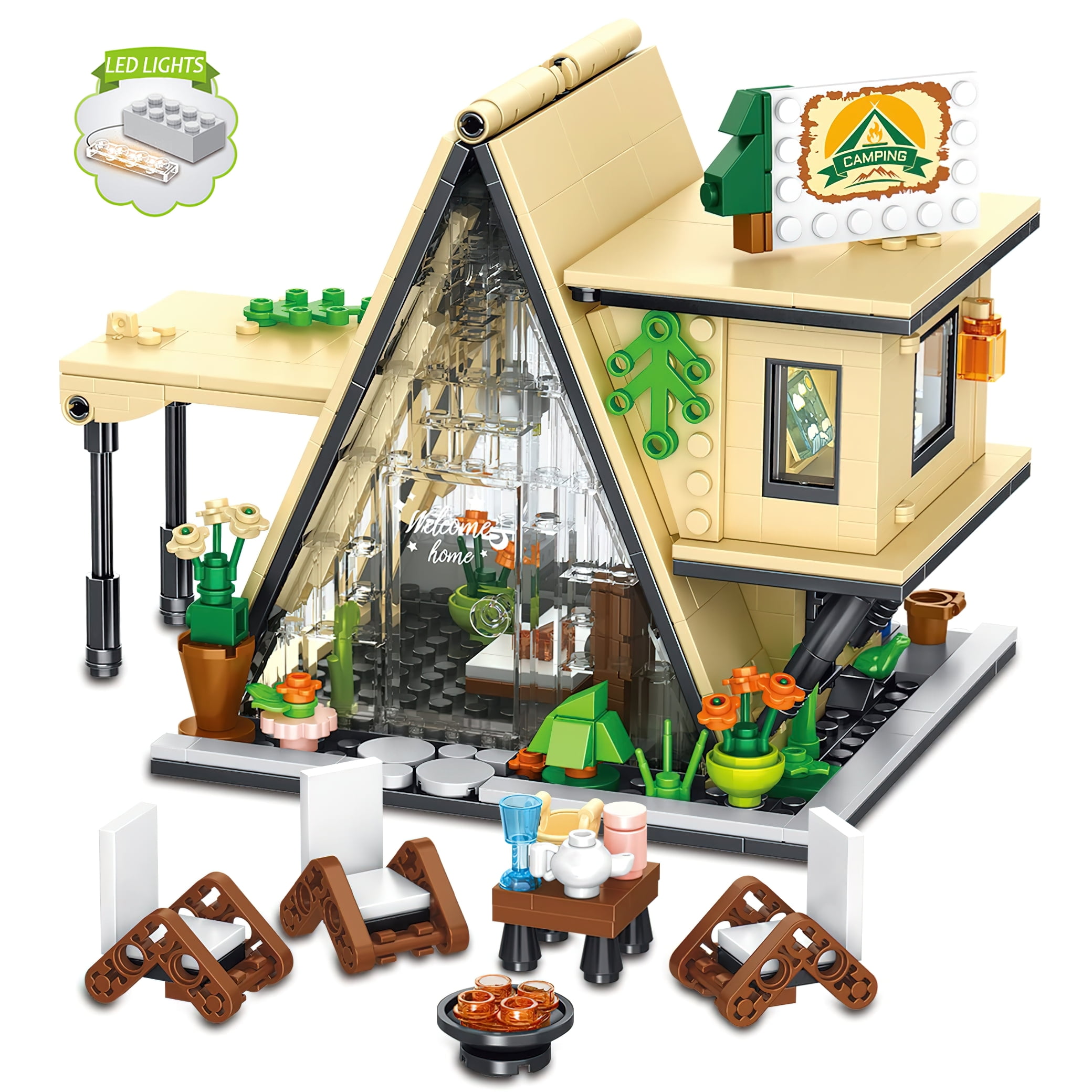 Syrinx Architecture Building Block Set Compatible with Lego - Camping ...