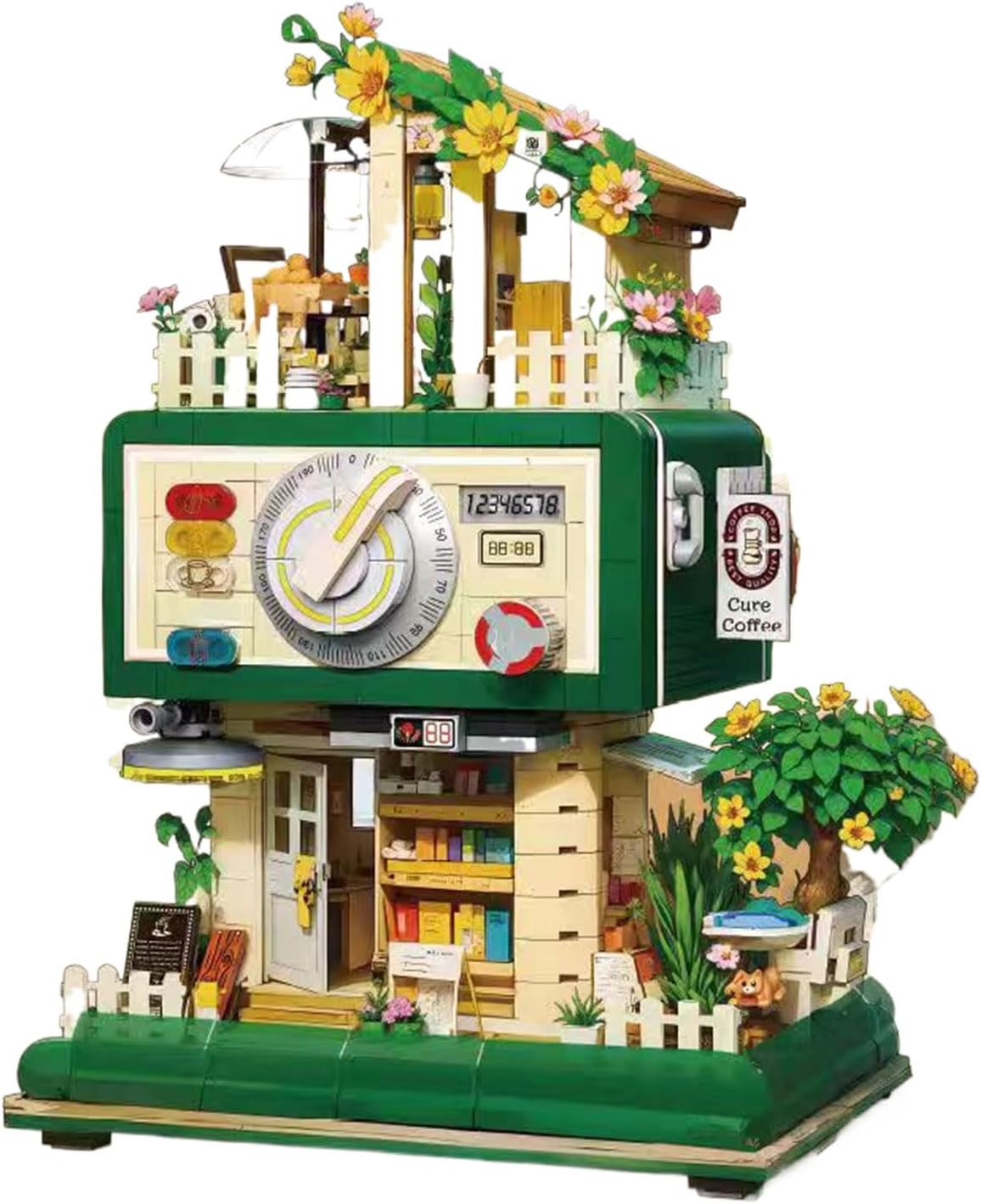 Syrinx Cafe Building Blocks Set Compatible with Lego - Coffee Shop with ...