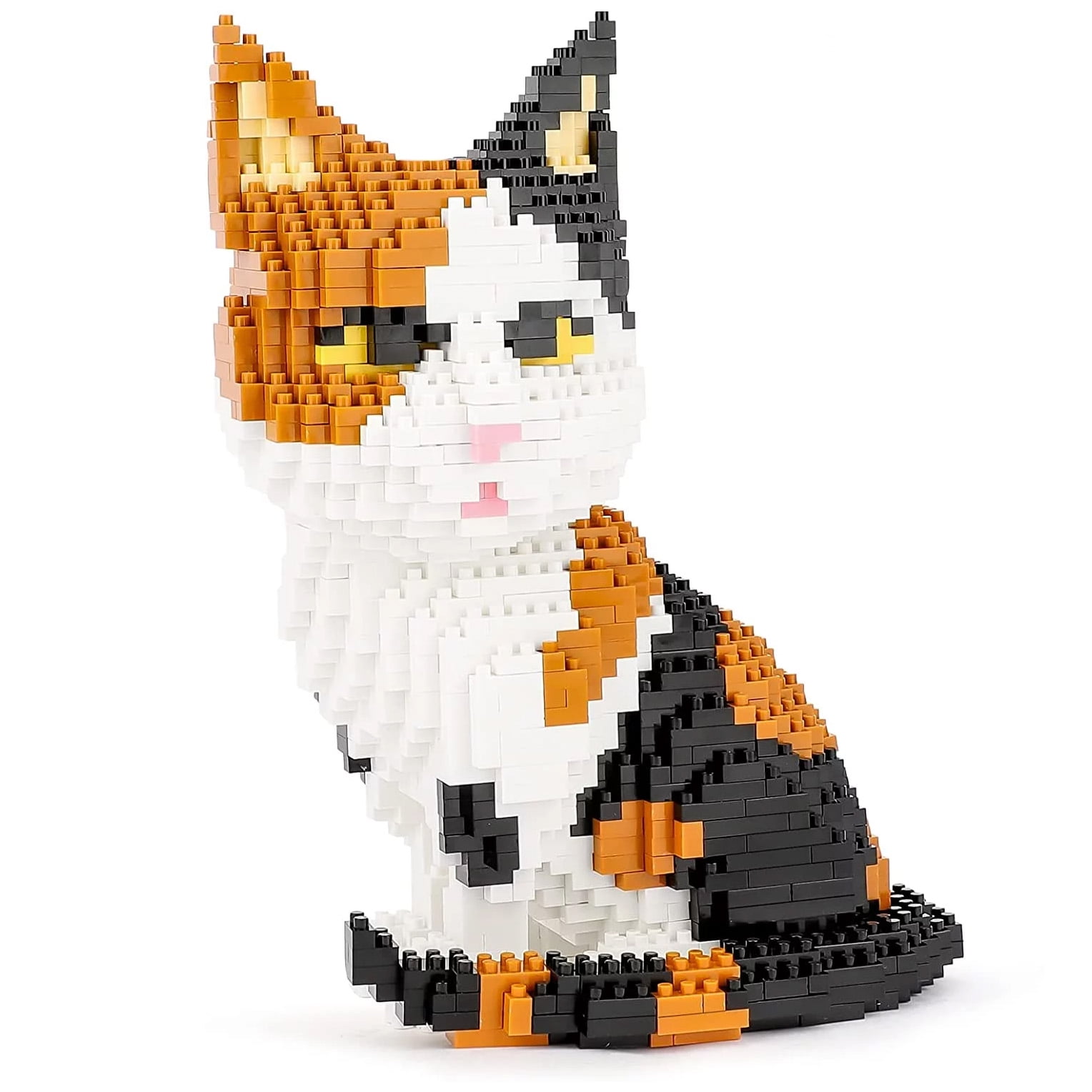 Syrinx Cartoon Cat Building Blocks for Kids, Compatible with Lego ...