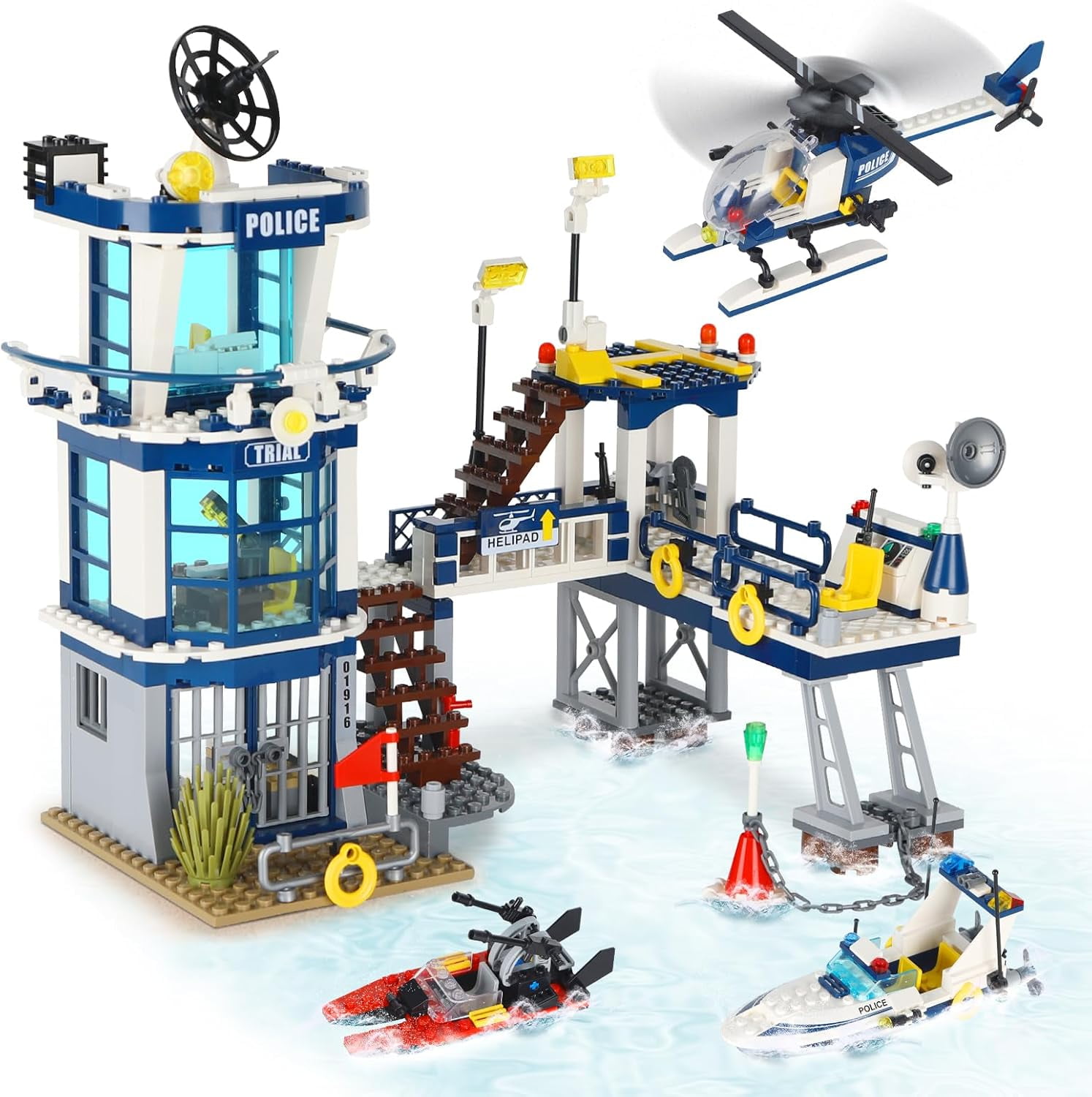 Syrinx City Police Station STEM Building Sets - Boy and Adult ...