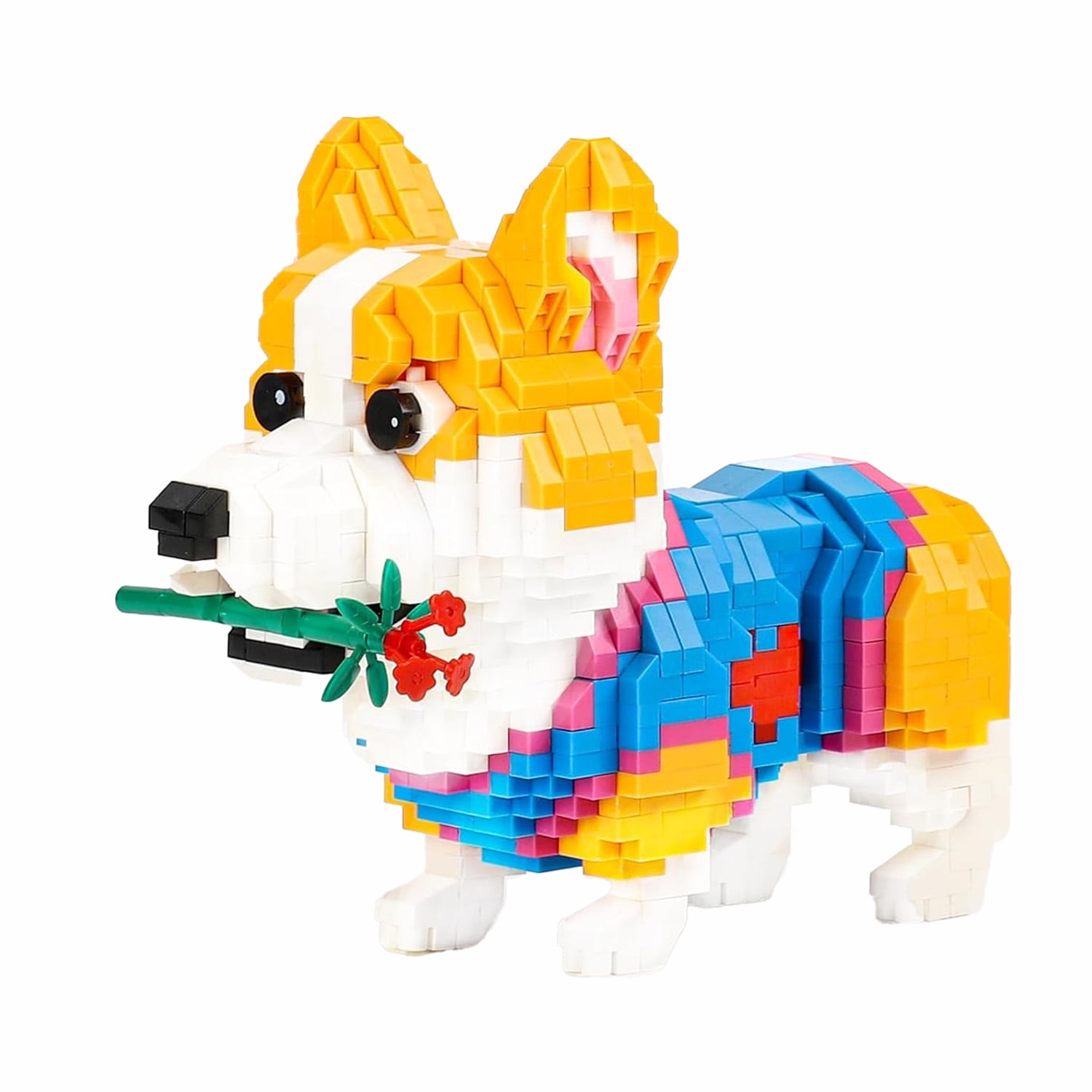 Syrinx Corgi Dog Building Sets Animal for Boys Girls 8+, Not Compatible ...