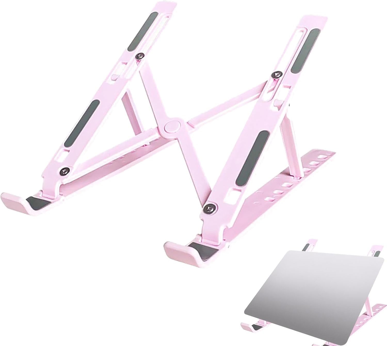 Syrinx Foldable Laptop Stand for Phone - Ergonomic Pad Stand - Walmart.com