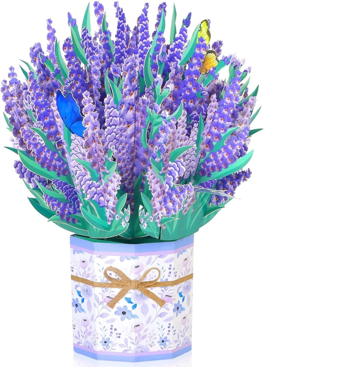 Syrinx Get Well Soon Flower Pop Up Card, 3D Flower Bouquet Greeting ...