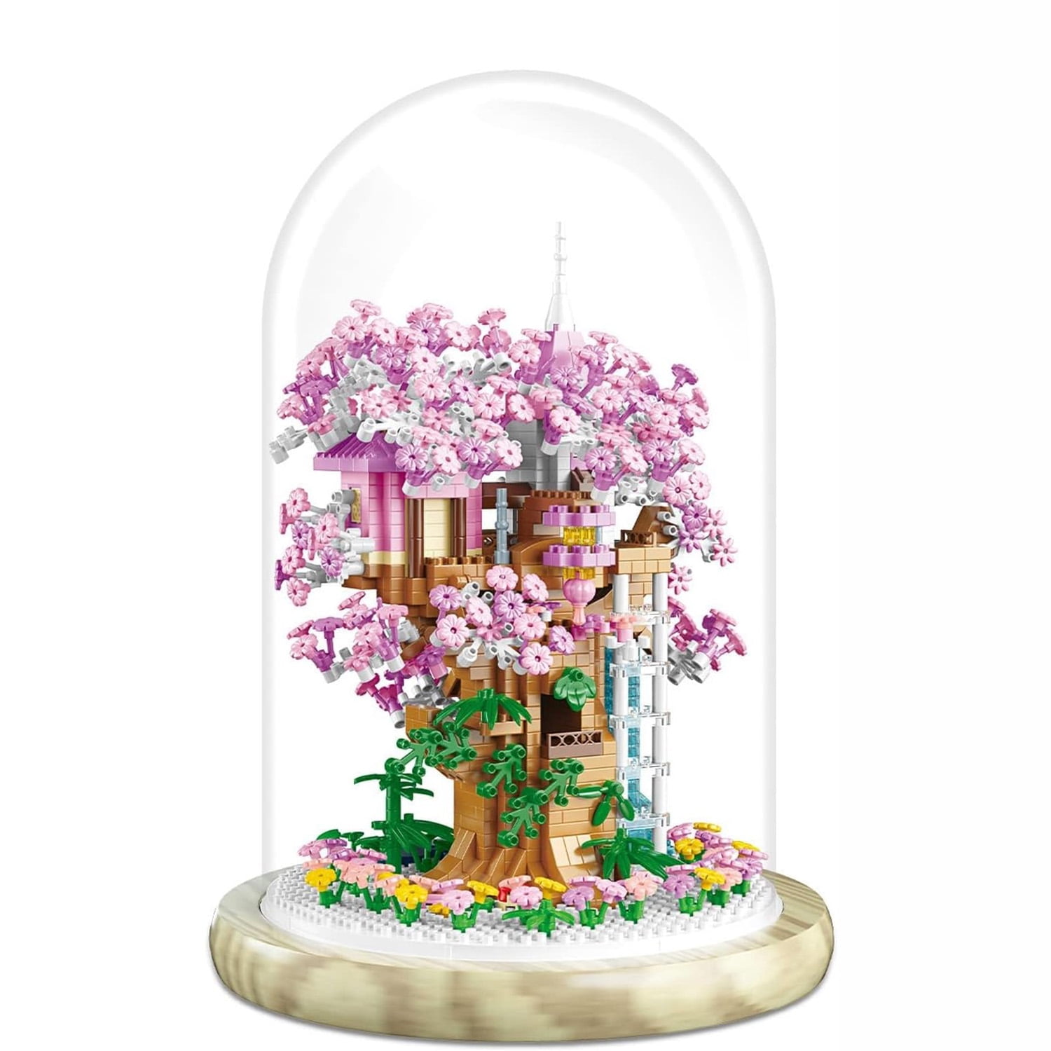 Syrinx Girls 14+ Compatible with Lego Cherry Blossom Bonsai Tree House ...