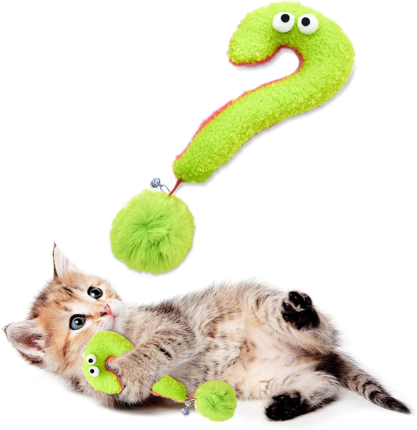 Syrinx Interactive Cat Toy for Pet - Question Mark Shaped Cat Kicker ...