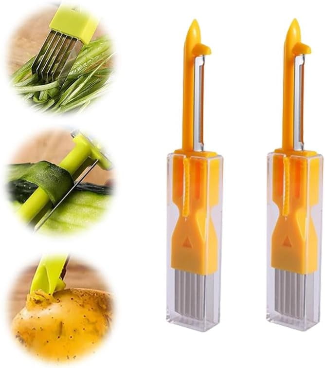 Syrinx Kitchen & Restaurant 3-in-1 Shred Silk Knife - Multifunctional ...