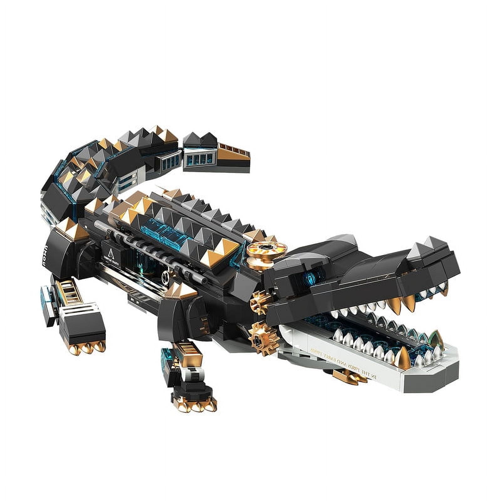 Syrinx Mechanical Crocodile Building Block Set Compatible with Lego ...