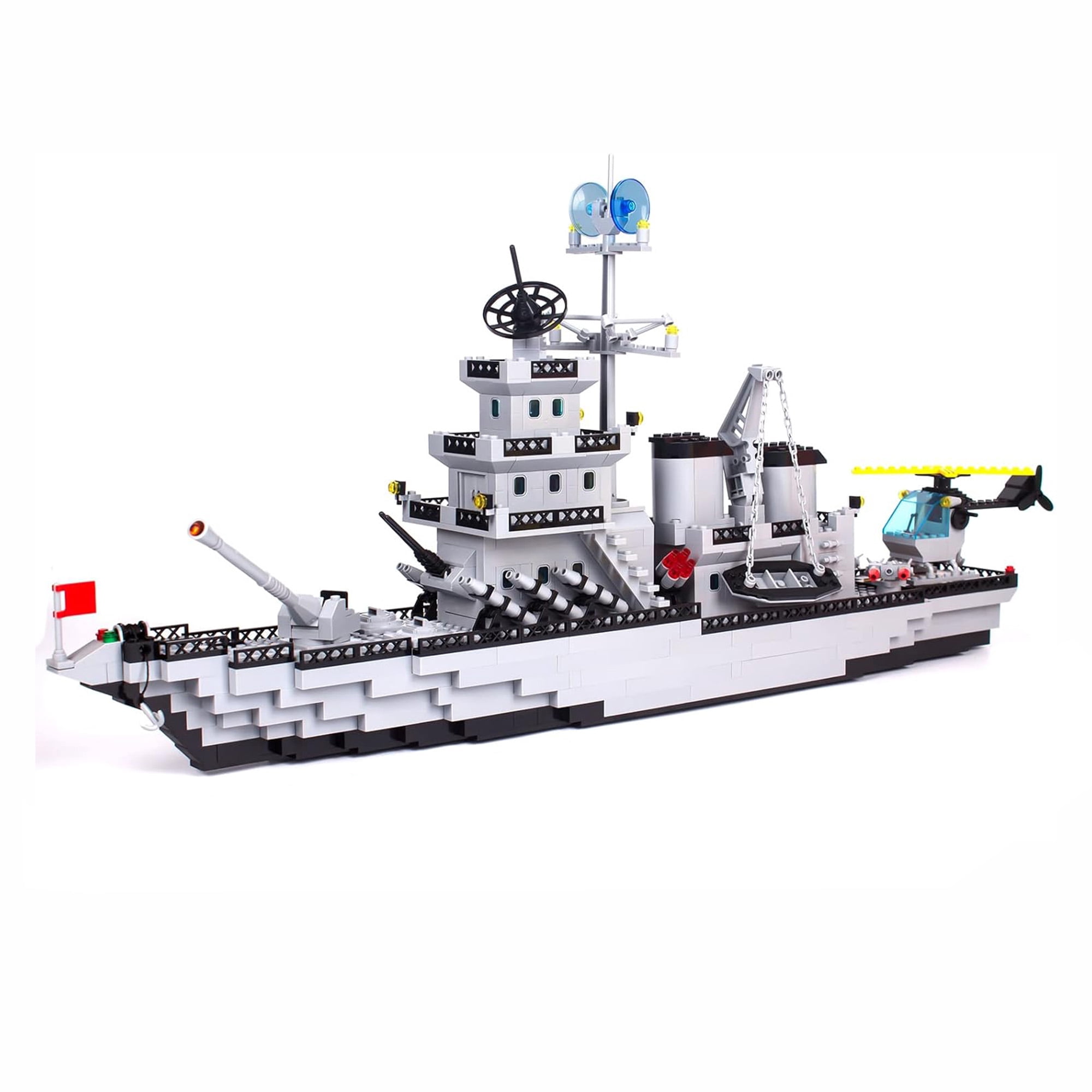 Syrinx Military Battleship Building Set for Boys 6+, Compatible with ...