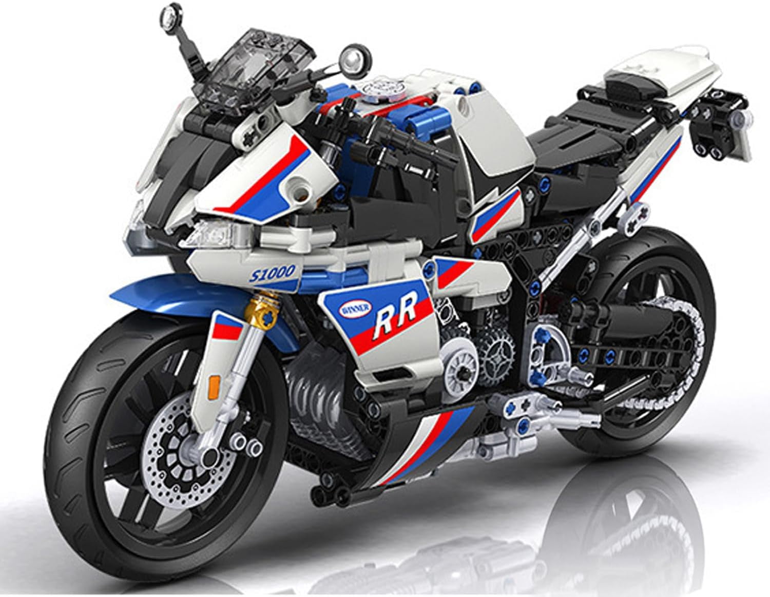 Syrinx Technology Motorcycle Building Blocks Kit for M 1000RR, 1:6 ...