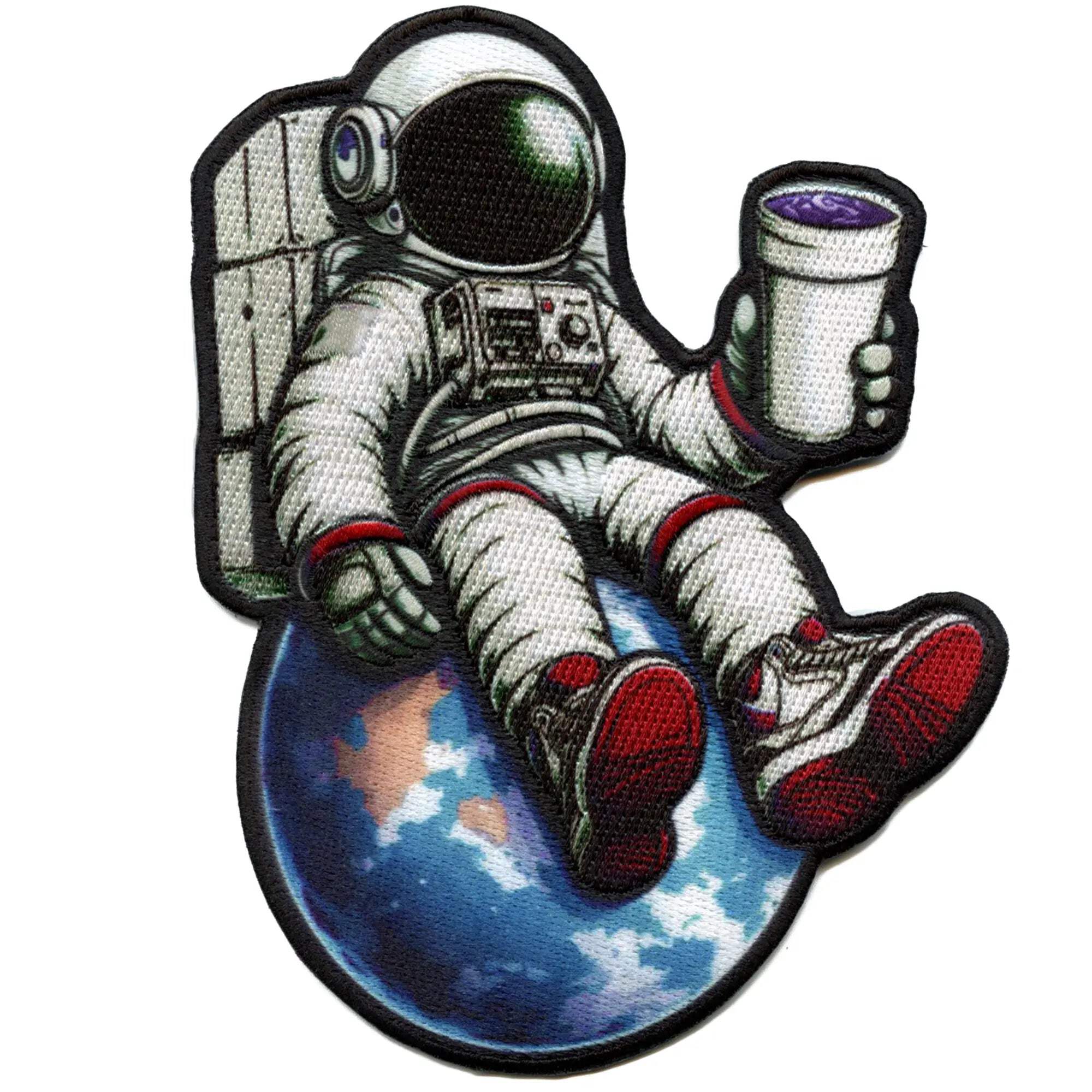 Syrup Astronaut Drank Patch On Top Of The World Patch Sublimated ...