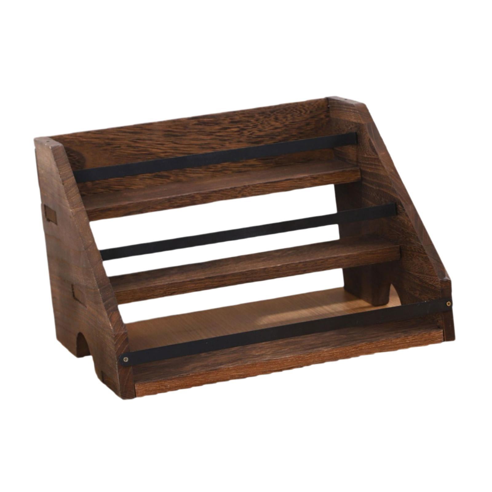 Syrup Bottle Holder Stand Kitchen Bottle Rack Coffee Syrup Display Rack ...