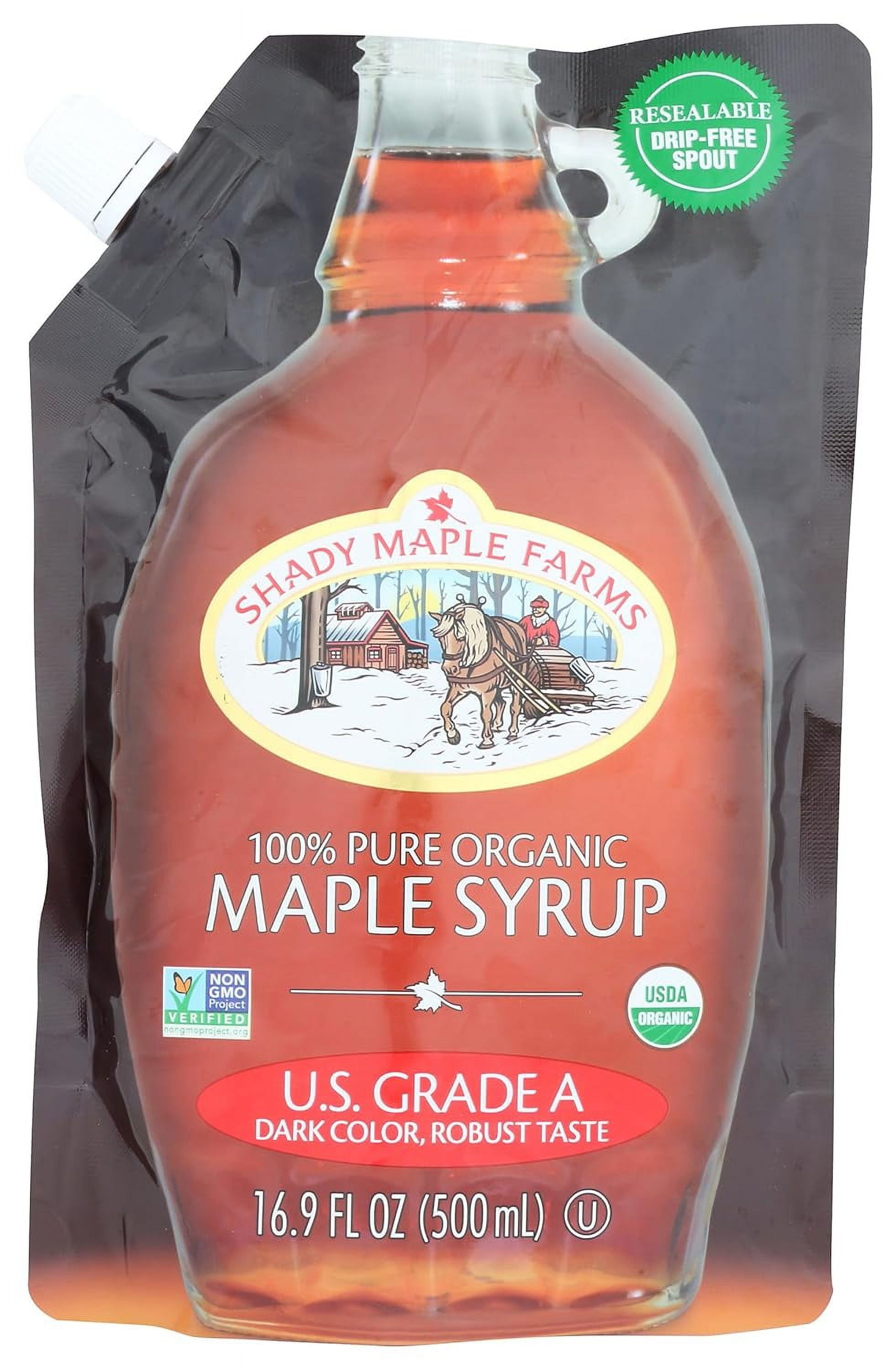 Syrup Grade A Dark Organic, 16.9 Fl Oz - Walmart.com