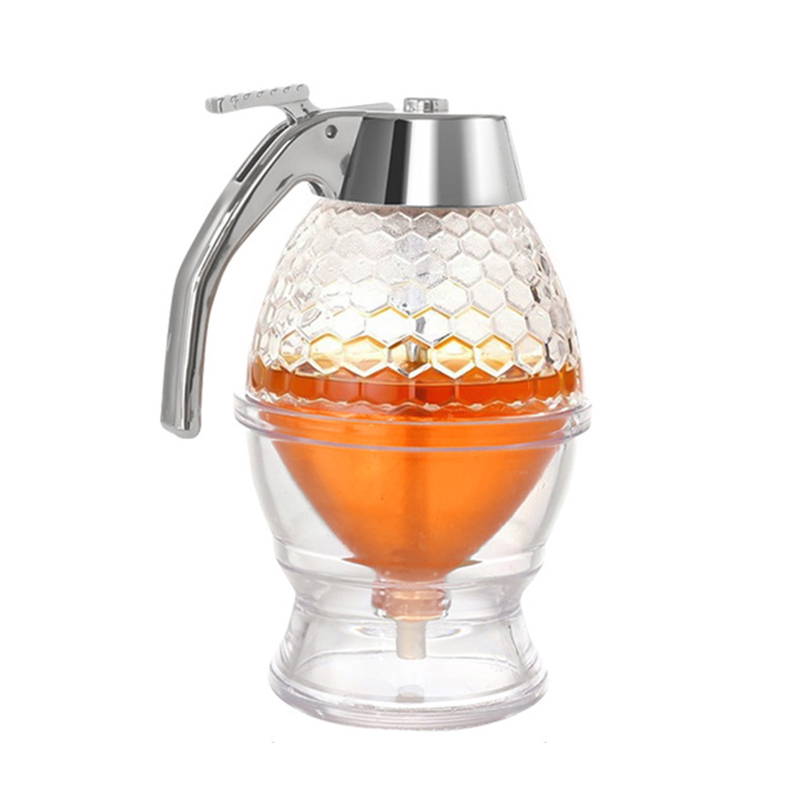 Syrup Honey Jar Juice Bottle Press Dispenser Container For Maple Syrup ...