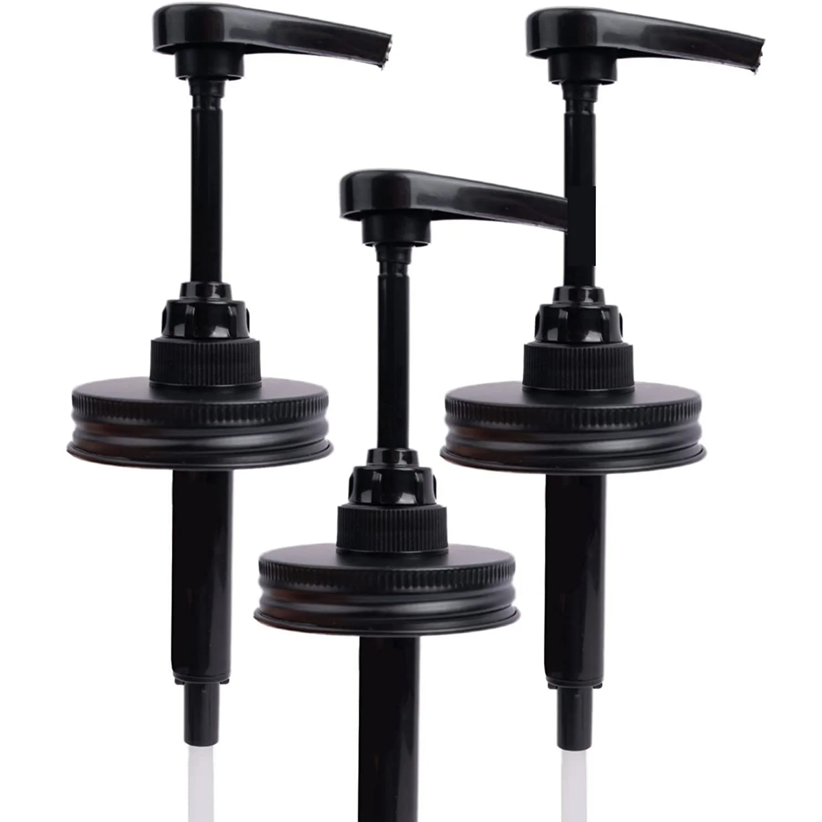 Syrup Pump,Coffee Syrup Dispenser -Pack of 3 Standard Size Pumps Glass ...