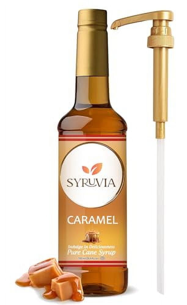 Syruvia Caramel Syrup for Coffee â€“ Rich Caramel Coffee Syrup Flavor ...