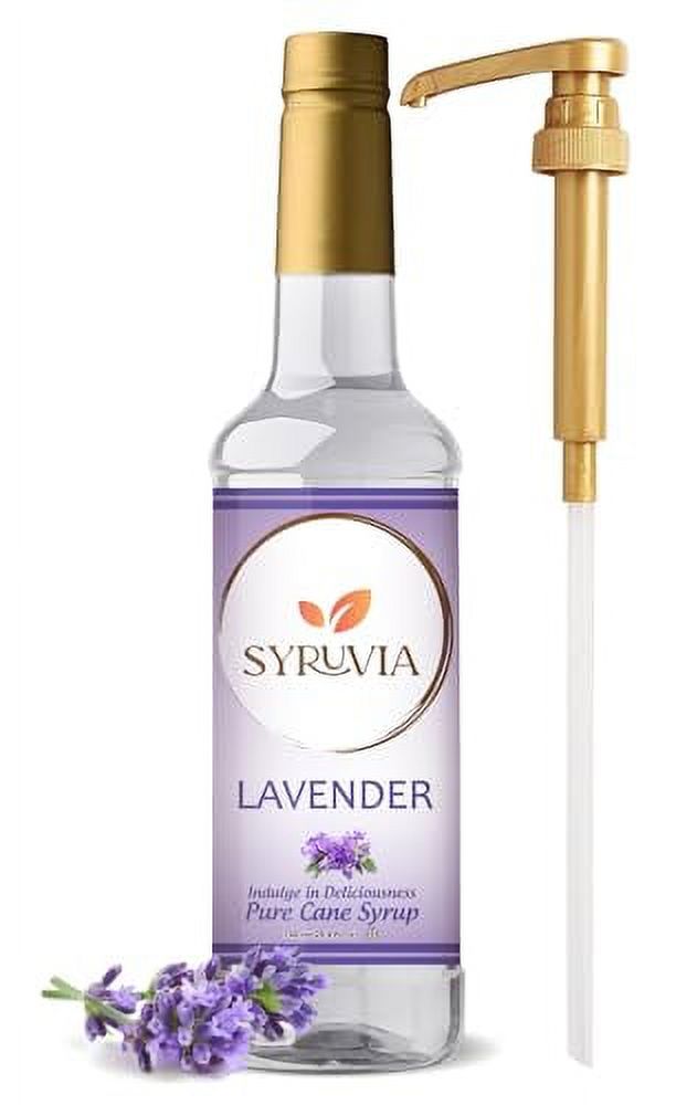 Syruvia Lavender Syrup for Coffee â€“ Fragrant Lavender Coffee Syrup ...