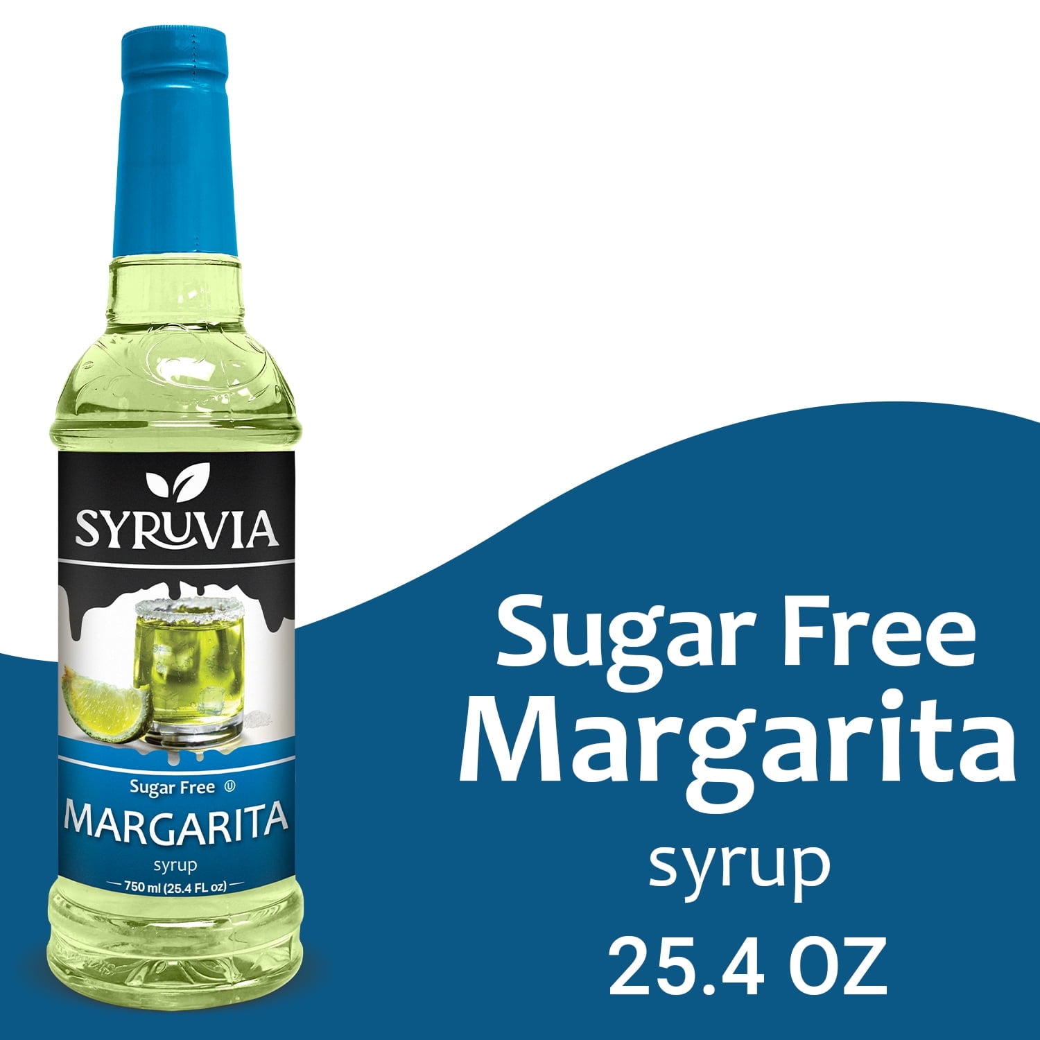 Syruvia Margarita Sugar Free Coffee Syrup No-Calorie Coffee Sauce for ...