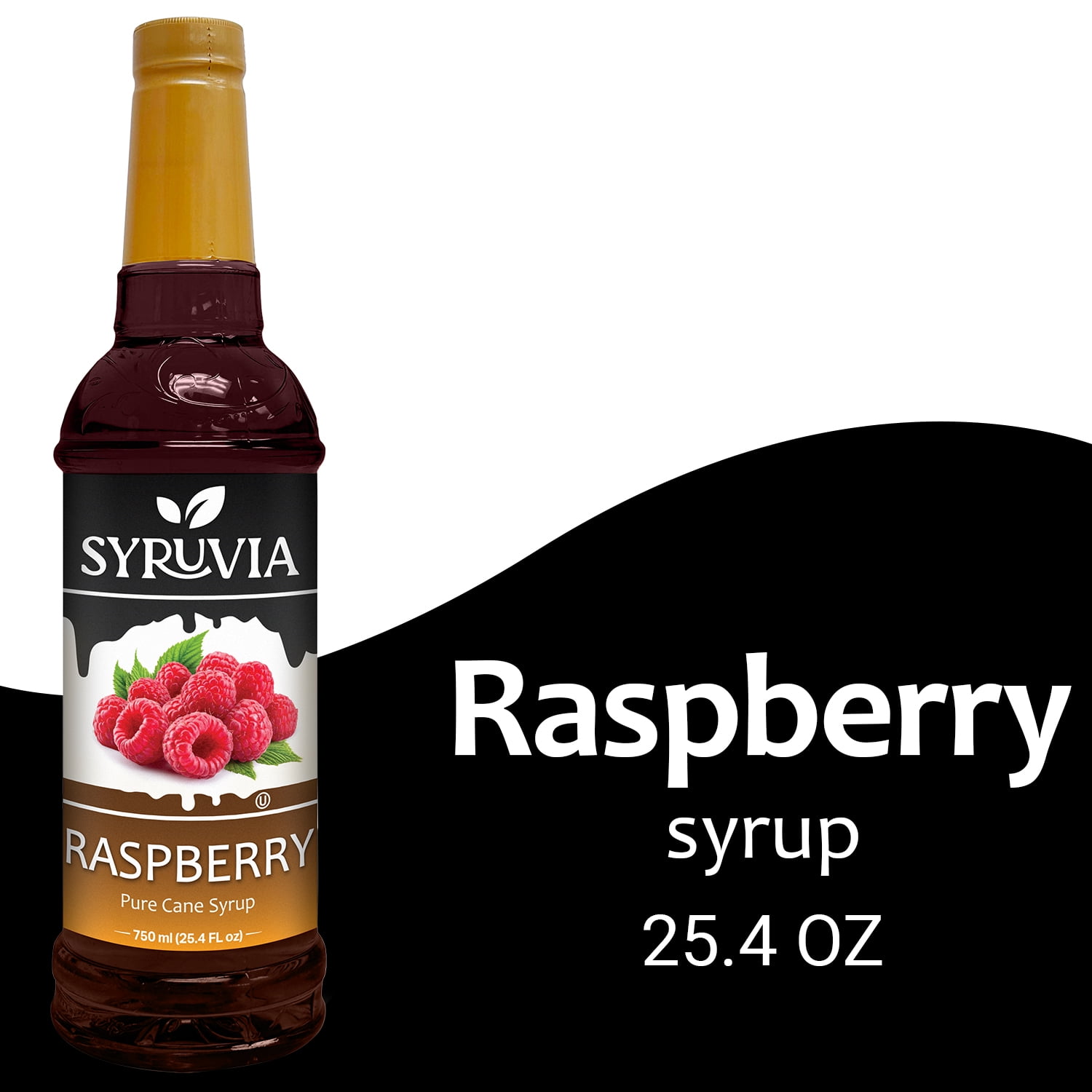 Syruvia Raspberry Syrup Pure Cane Coffee Flavoring Syrup, 25.4 fl Oz ...