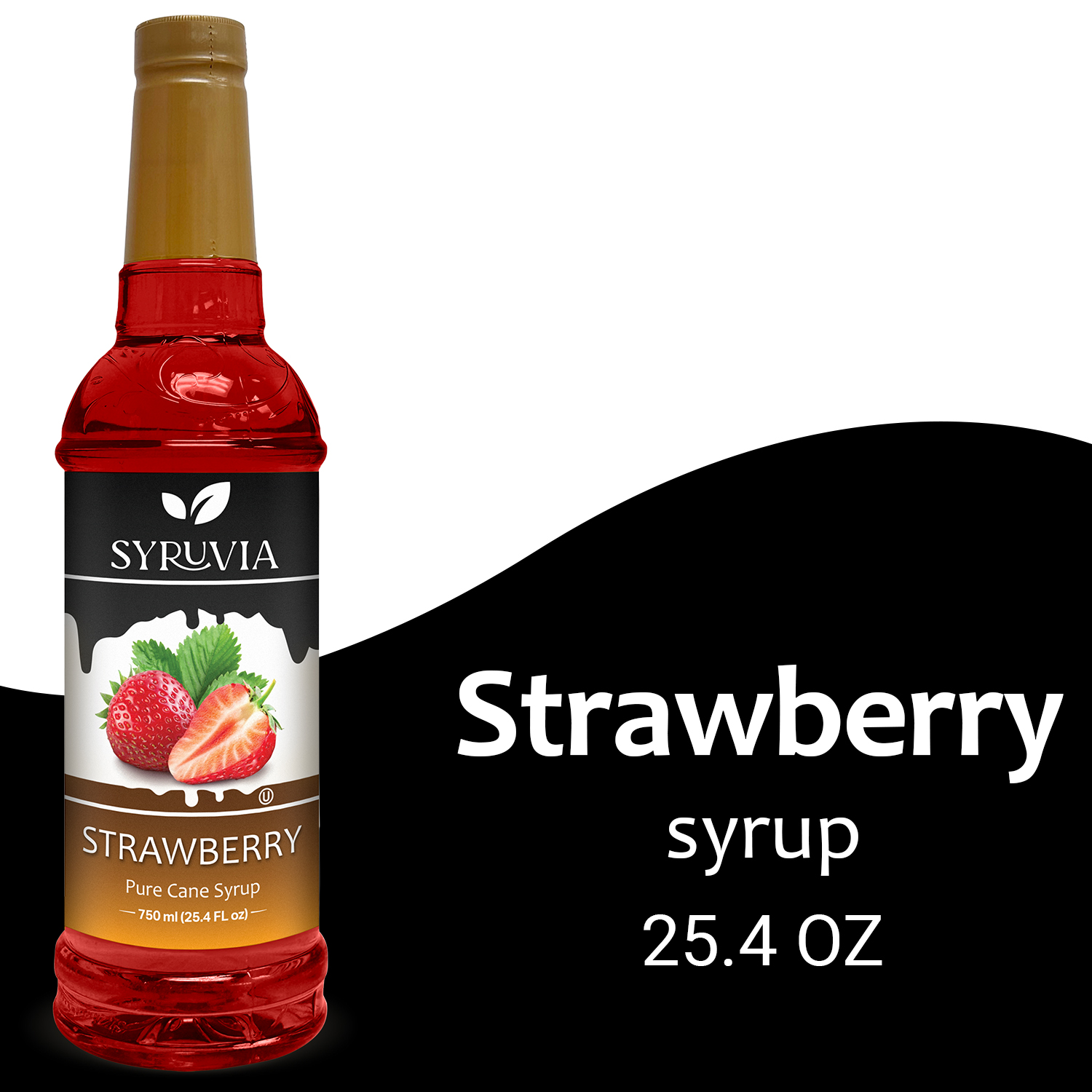 Strawberry Real Strawberry Puree Infused Syrup, 16.9 Fl Oz - Walmart.com