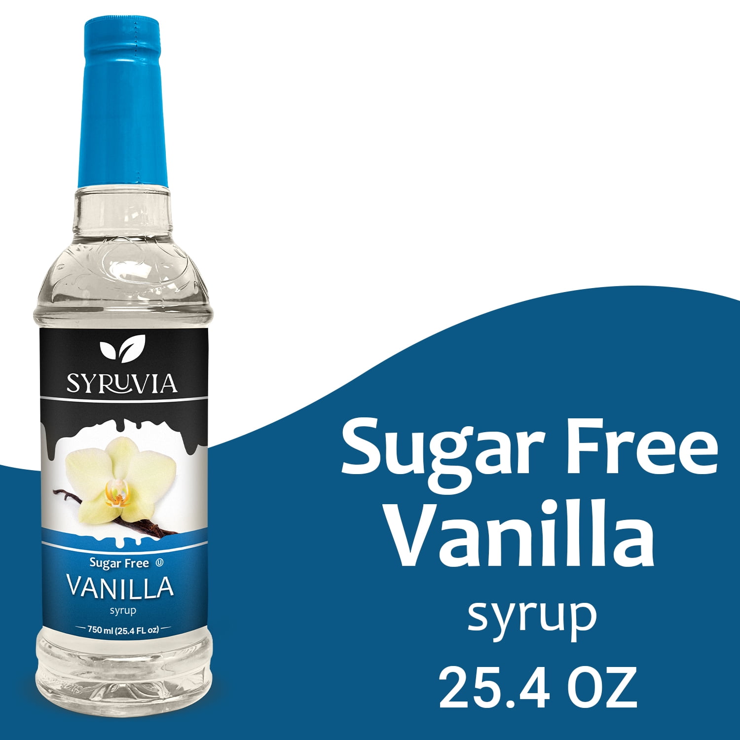 Syruvia Vanilla Coffee Syrup, Delicious Flavor for Coffee, Lattes ...