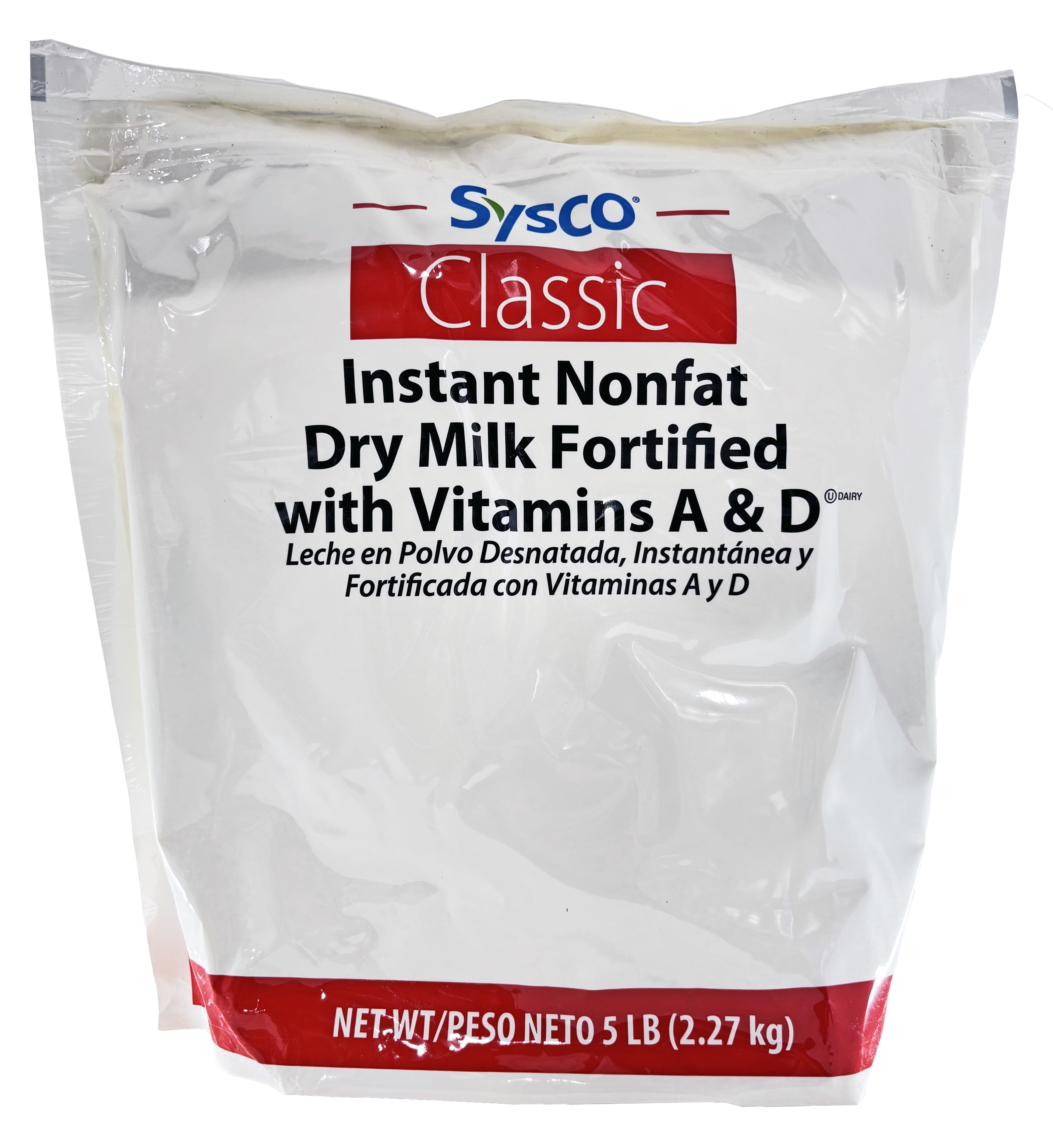 Sysco Classic Instant Nonfat Dry Milk | Fortified with Vitamin A & D ...