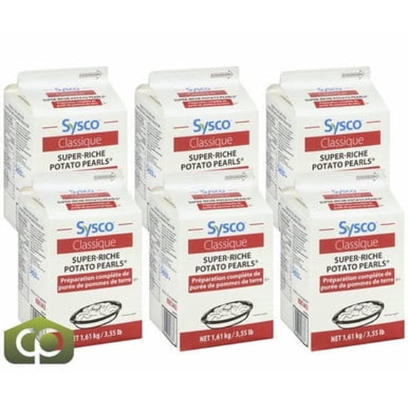 Sysco Classic Potato Pearl Extra Rich 1.61 KG/3.55LBS (6/Case ...