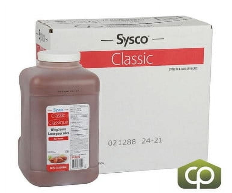 Sysco Classic Wing Hot Sauce, 4L (1 Gallon) Bulk Size (2/Case) – Ideal ...