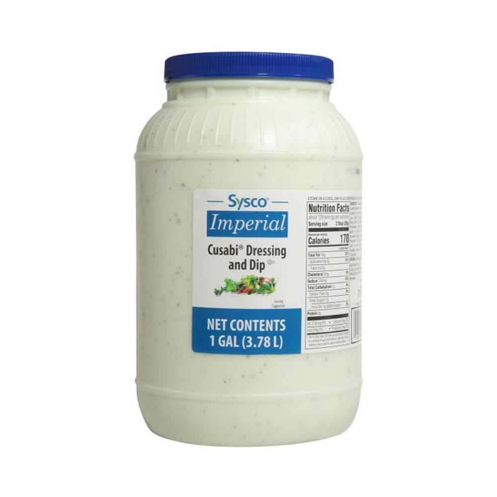 Sysco Imperial "Cusabi" Cucumber Wasabi Dressing & Dip | 1 Gallon (3 ...