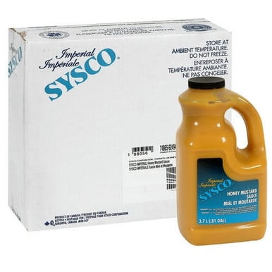 Sysco Imperial Honey Mustard Sauce 3.7L (2/Case) - 125.16 fl oz (7.81 ...