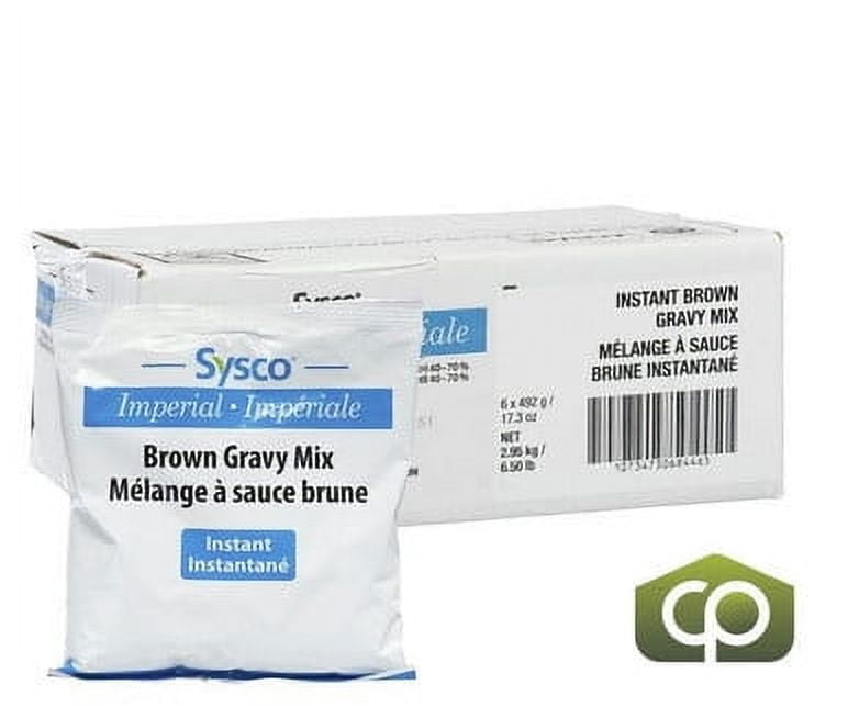 Sysco Imperial Instant Gravy Mix - Brown, 492 GR / 1.08 lbs, Bulk Size ...
