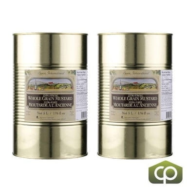 Sysco Imperial Mustard Dijon Whole Grain 169.07 fl oz /5L (2/Case ...