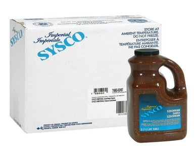Sysco Imperial Szechuan Sauce, 3.7 L / 1 Gallon - Bulk Size, 2/Case ...