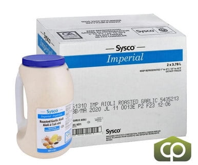 Sysco Imperial Spread Garlic Roasted Aioli & Dip 3.78 L/1 Gallon Bulk ...
