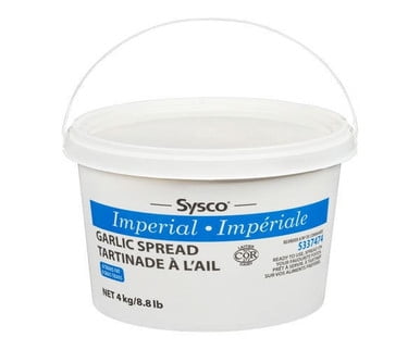 Sysco Imperial Spread Garlic Zero Trans-Fat 4 KG/8.8 LBS - Walmart.com