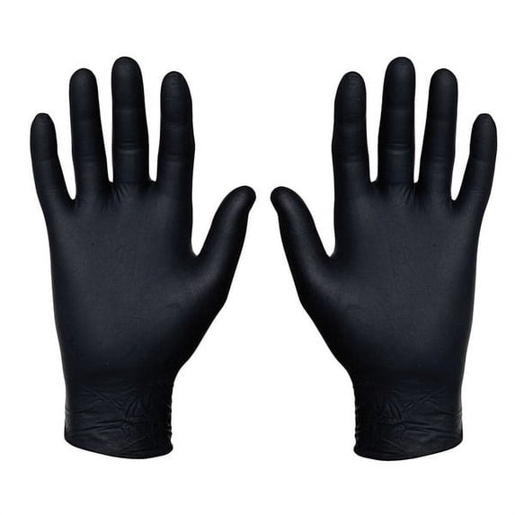 Sysco, Nitrile Food Service Gloves, 100 ct, Medium, Black - Walmart.com