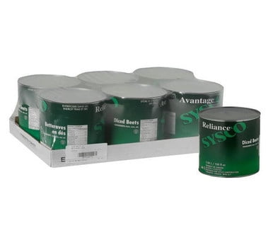 Sysco Reliance Beet Diced Large Bulk 2.84L/96 oz (6/Case) - Walmart.com