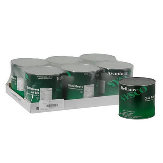 Sysco Reliance Beet Diced Large Bulk 2.84L/96 oz (6/Case) - Walmart.com