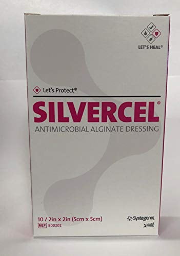 Systagenix Wound Management 53800202 Silvercel Antimicrobial Alginate ...