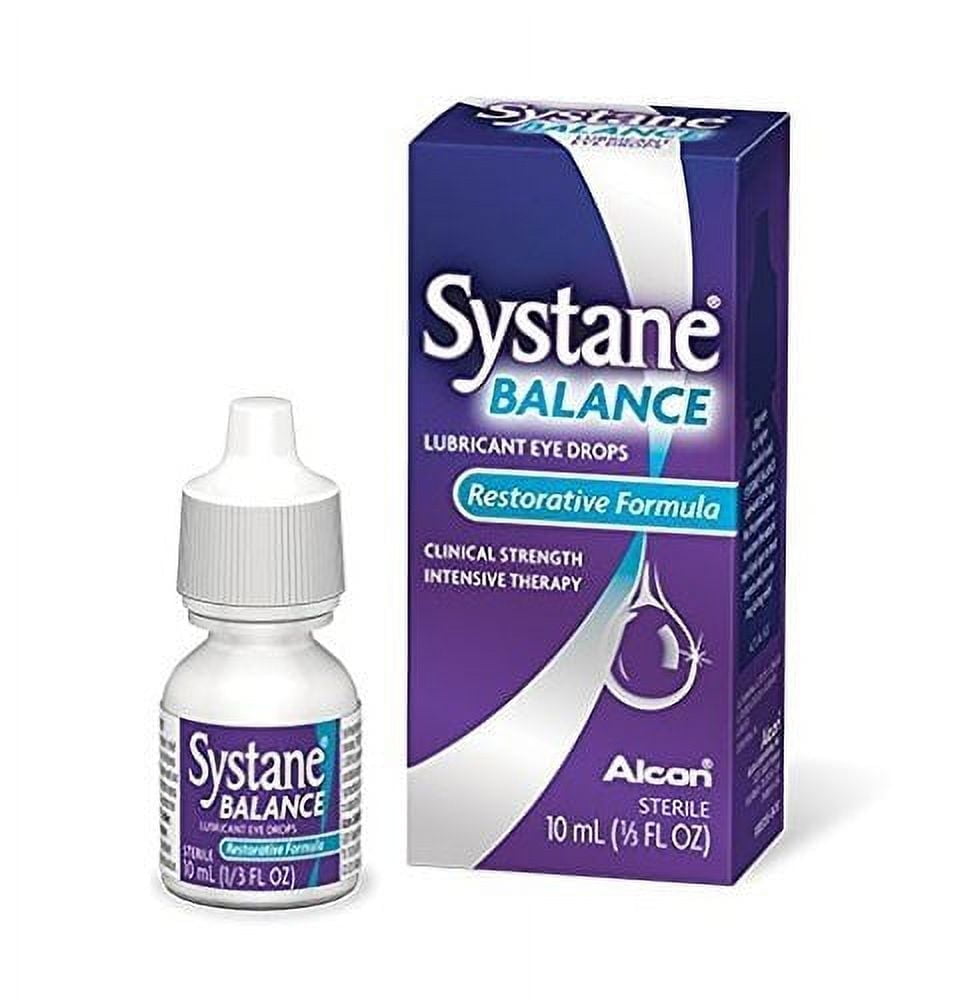 3 Pack - Systane Balance Restorative Formula Lubricant Eye Drops 10mL ...