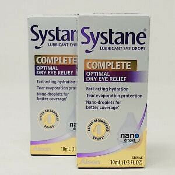 Systane Complete Eye Drops for Optimal Dry Eye Relief, 2 Pack - Walmart.com
